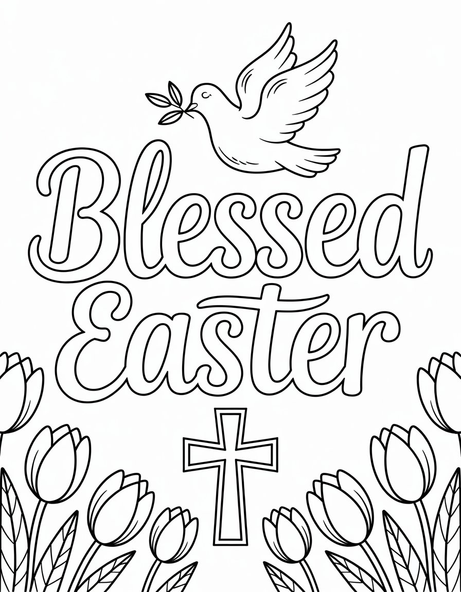 Free Easter Coloring Pages (PDF Printables) | Colorings