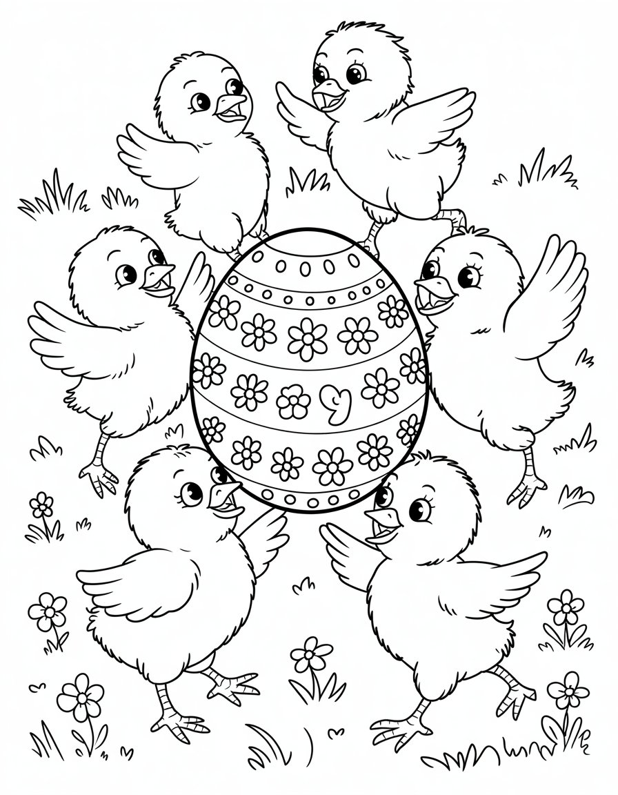 Free Easter Coloring Pages (PDF Printables) | Colorings