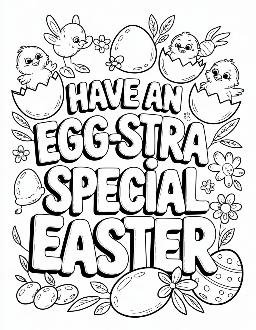 Free Easter Coloring Pages (PDF Printables) | Colorings