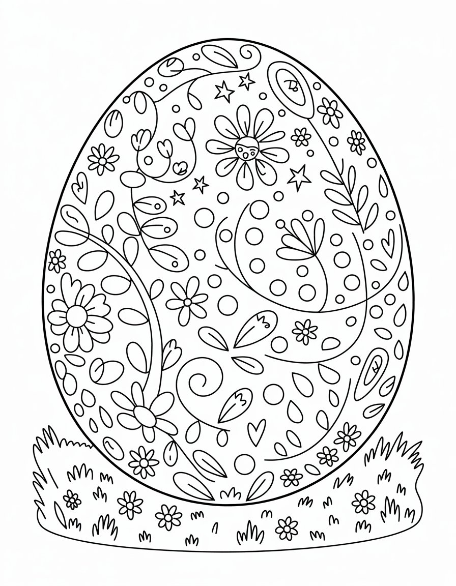 Free Easter Coloring Pages (PDF Printables) | Colorings