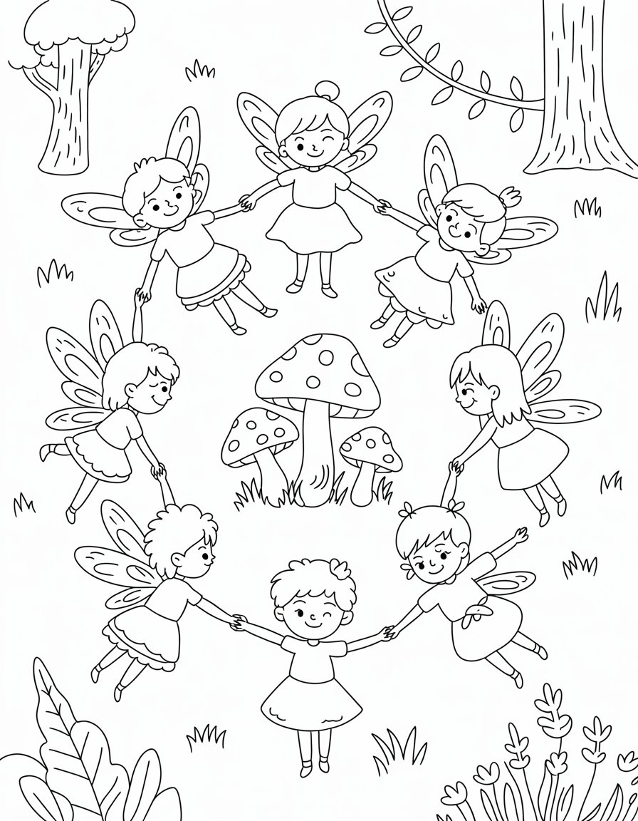 Free Coloring Pages for Girls (PDF Printables) | Colorings