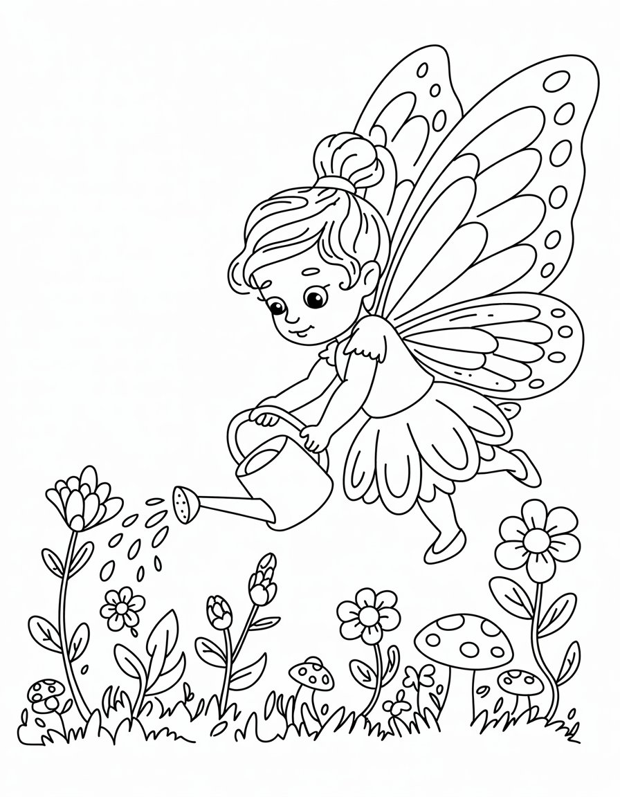 Free Coloring Pages for Girls (PDF Printables) | Colorings