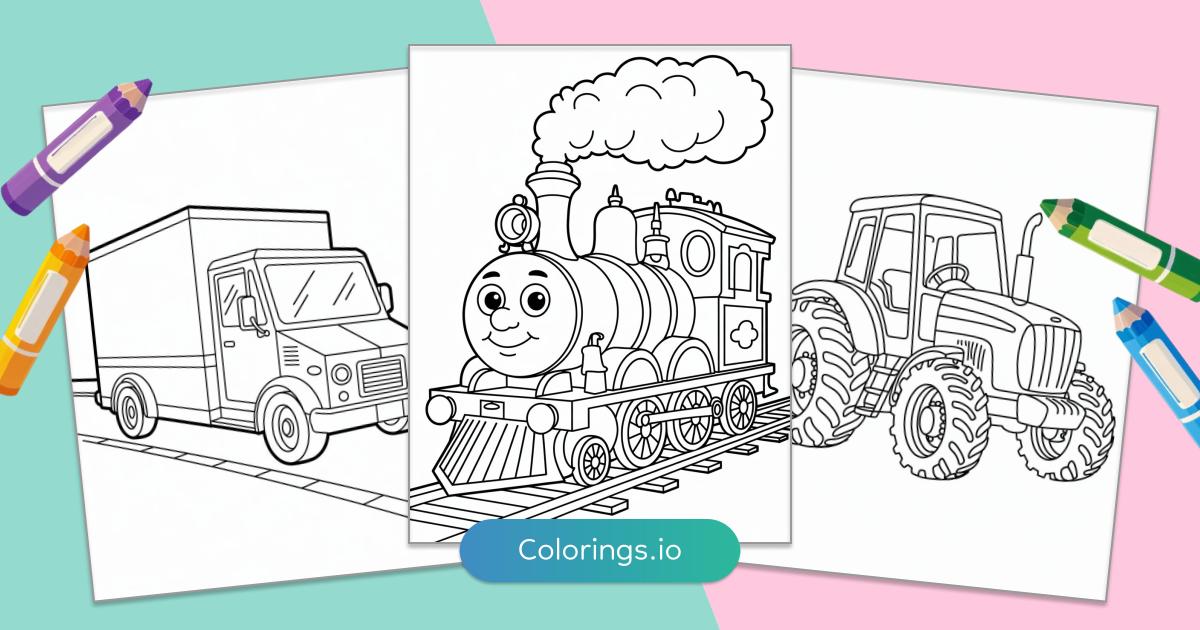 Free Kids Coloring Pages (PDF Printables) | Colorings