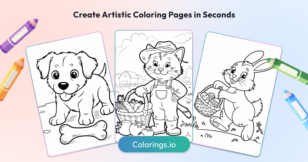 Free AI Coloring Page Generator | Colorings.io - Create free ...